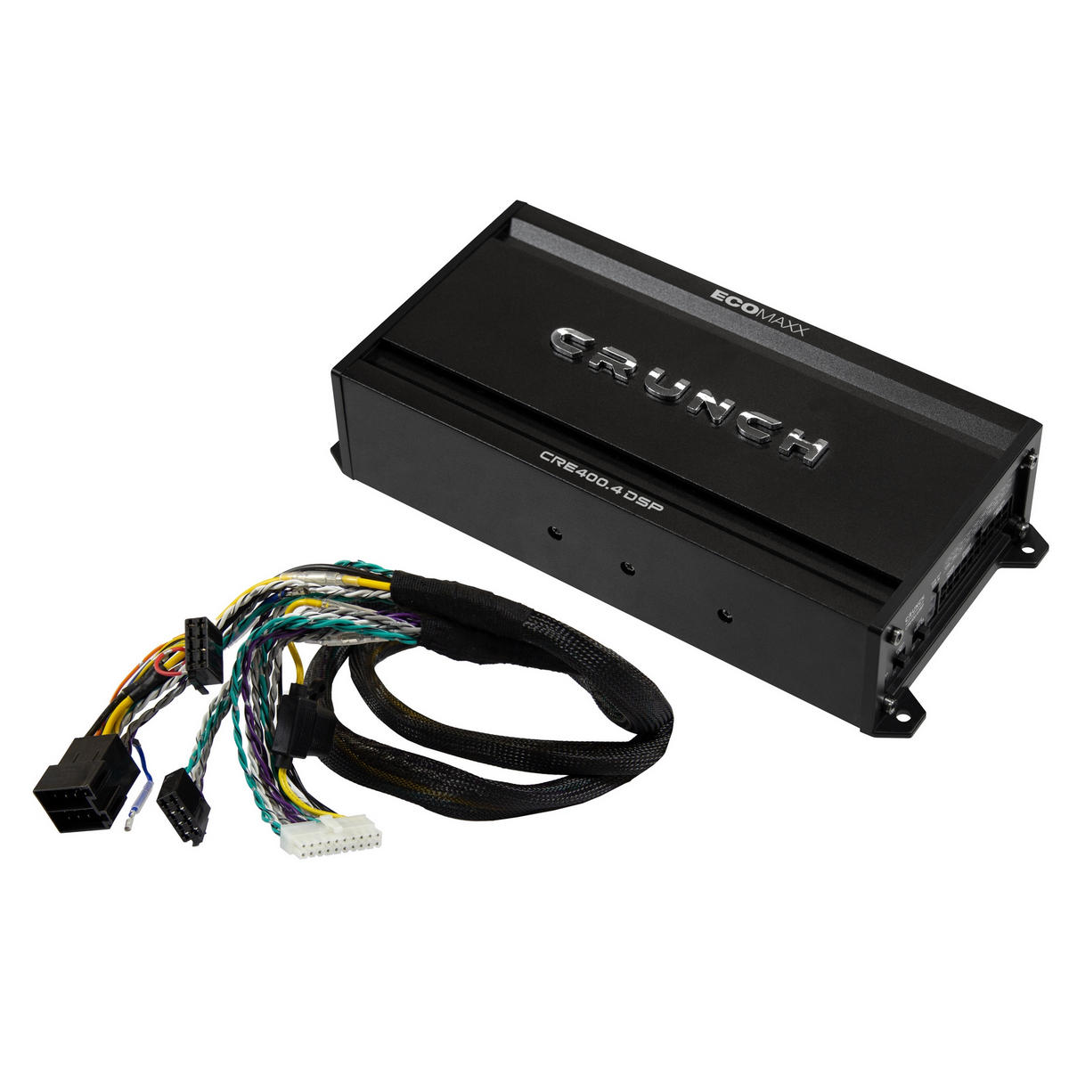 Crunch CRE400.4DSP-ISO – DSP-slutsteg med ISO plug & play